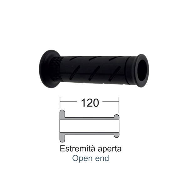 Domino navlake ručica BLACK GRIPS HONDA SH 300CC/INTERGA 700CC