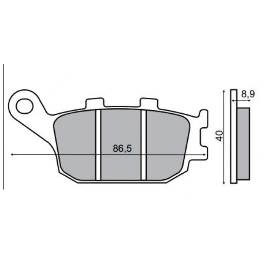 Kočione pločice Honda jazz 250cc