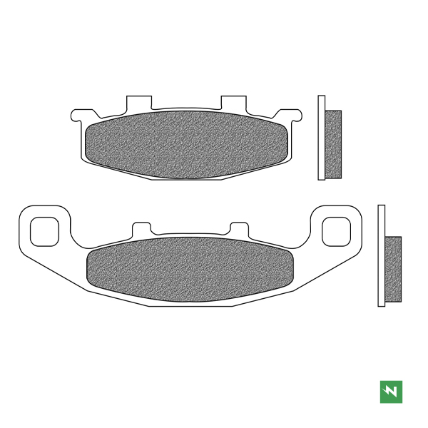 Kočione pločice organic