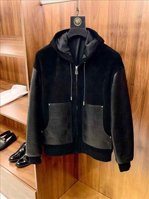 Louis Vuitton Mix Leather Hooded Blouson