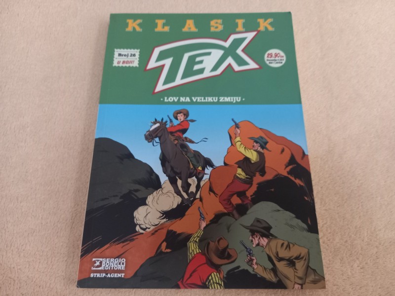 TEX KLASIK U BOJI - STRIP AGENT - BR. 26