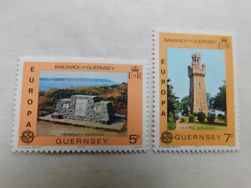 GUERNSEY EUROPA 1978 KOMPLET ČISTA SERIJA