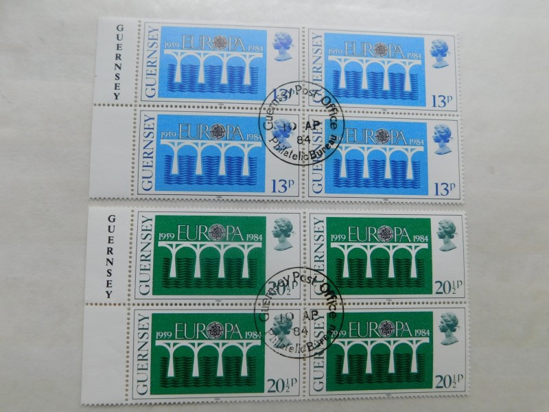 GUERNSEY EUROPA 1984 KOMPLET SERIJA