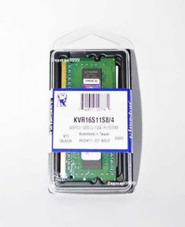 Kingston SODIMM DDR3 4GB 1600MHz KVR16S11S84