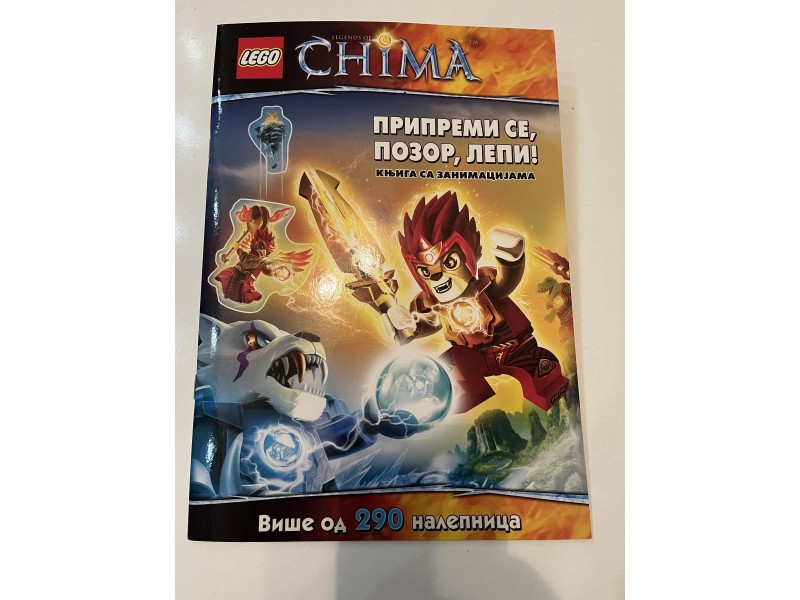 LEGO CHIMA-Pripremi, se pozor, lepi 290 nalepnica NOVA