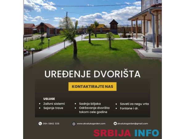 UREDJENJE DVORIŠTA Sve za vaše savršeno dvorište