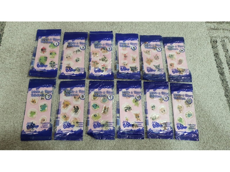 Lps Make a story Stickers 1-12 kompletna serija