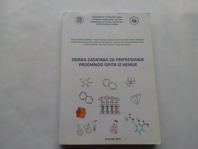 Zbirka zad. za pripremanje prijemnog ispita iz hemije