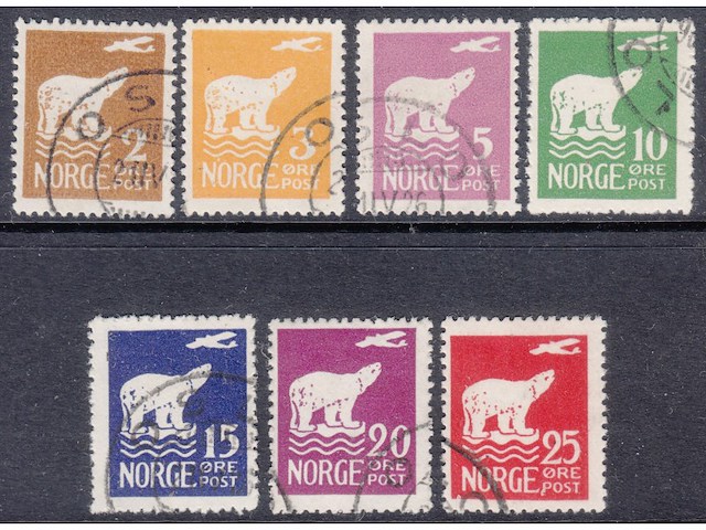 Norveška 1925 polarni medved serija