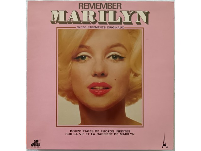 MARILYN  MONROE  -  REMEMBER  MARILYN