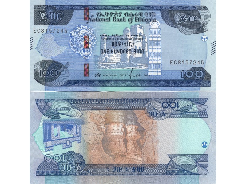 ETHIOPIA Etiopija 100 Birr 2020 UNC, P-55