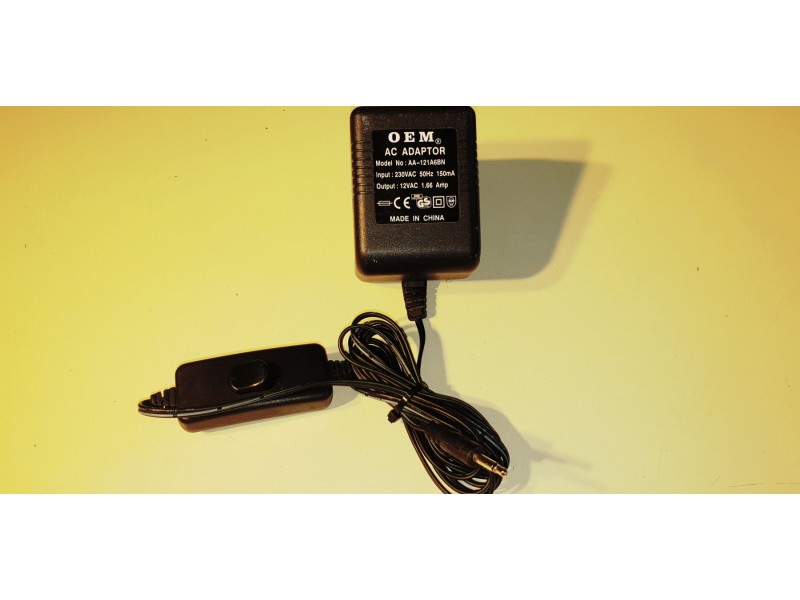 Adapter 12V --- 1,66A