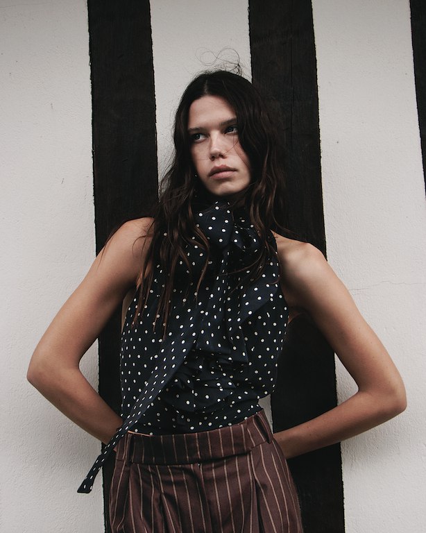 GLAMMY POLKA SHIRT