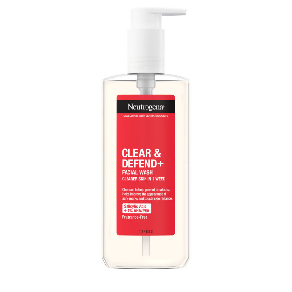 Neutrogena Clear Defend + Facial Wash 200Ml