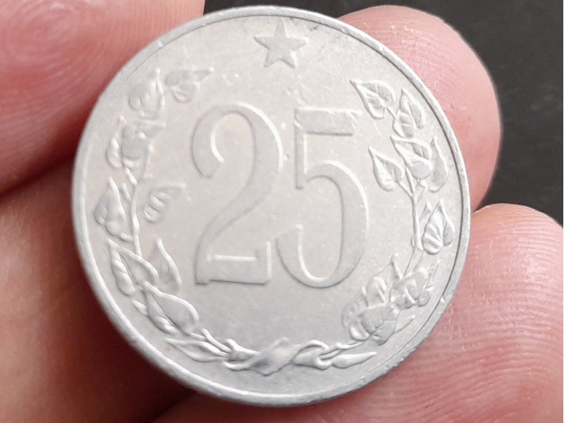 Cehoslovacka, 25 helera 1953