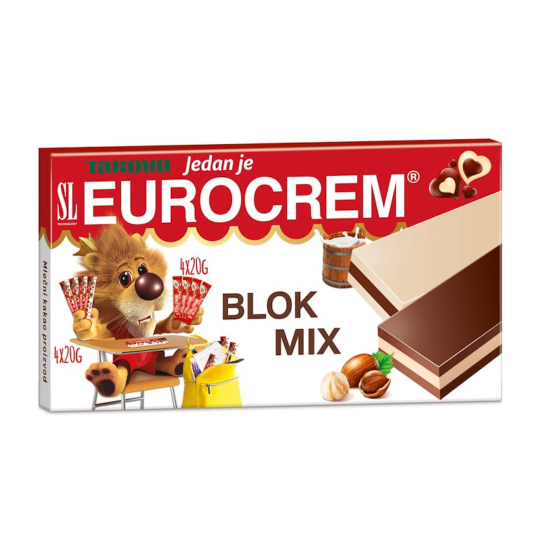 EUROCREM BLOK MIX 160G