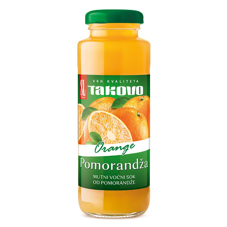 POMORANDŽA, MUTNI VOĆNI SOK 100%, 200ML