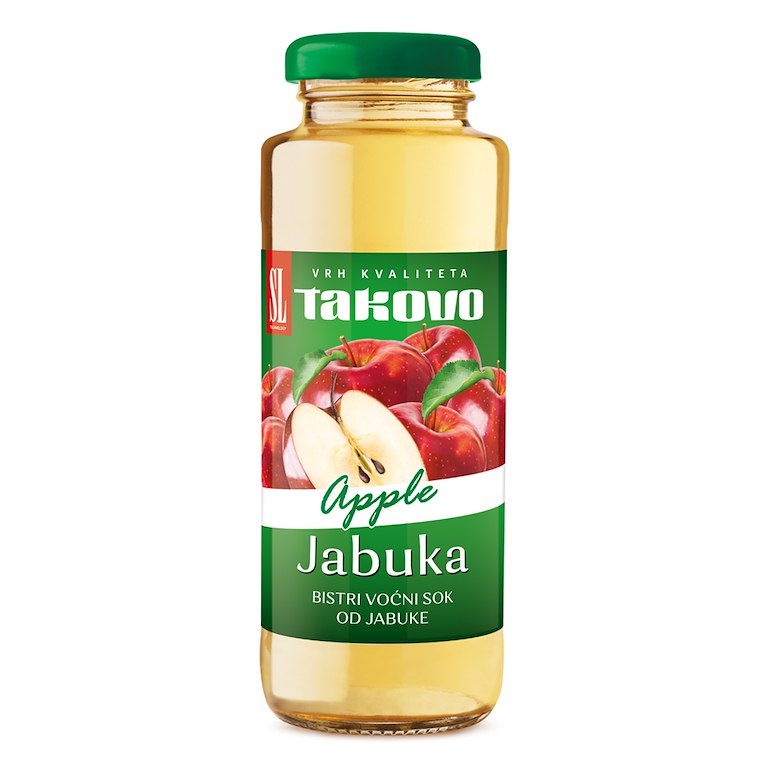 JABUKA, BISTRI VOĆNI SOK 100%, 200ML