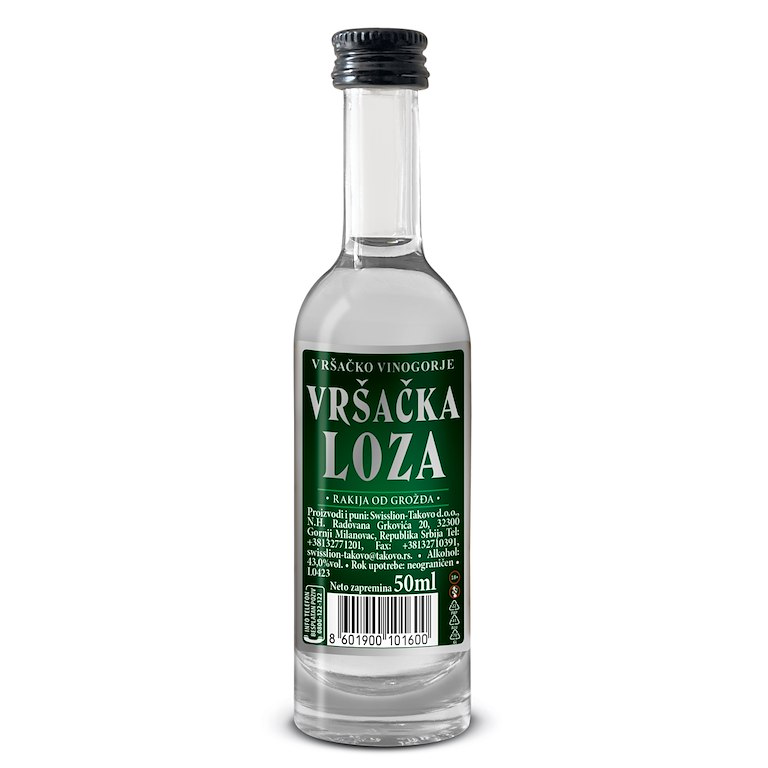 VRŠAČKA LOZA 43%, 50ML