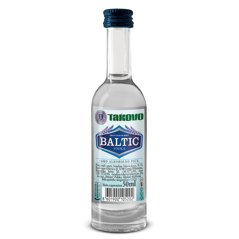 BALTIC VODKA 40%, 50ML