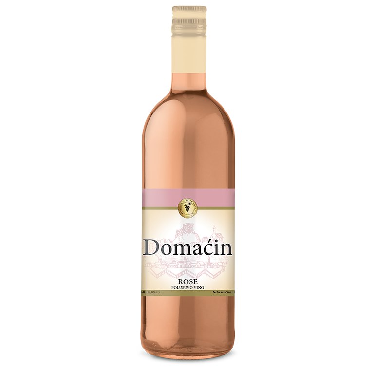 DOMAĆIN VINO ROSE 12%, 1L