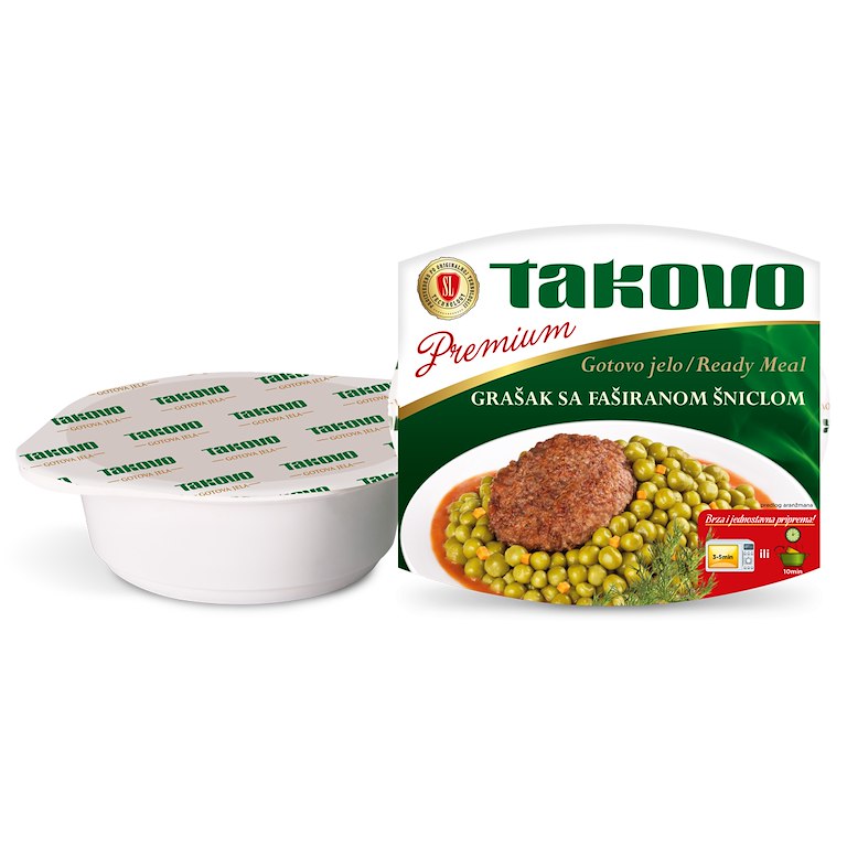 GRAŠAK SA FAŠIRANOM ŠNICLOM PREMIUM 290GR