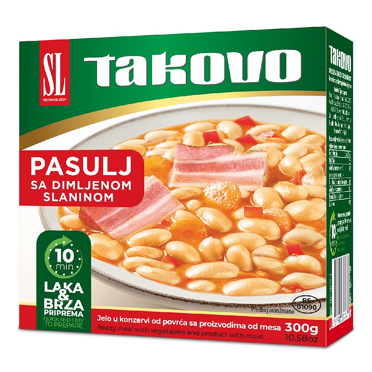 PASULJ SA DIMLJENOM SLANINOM 300G