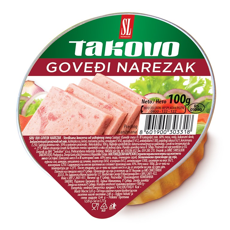 GOVEĐI NAREZAK 100G