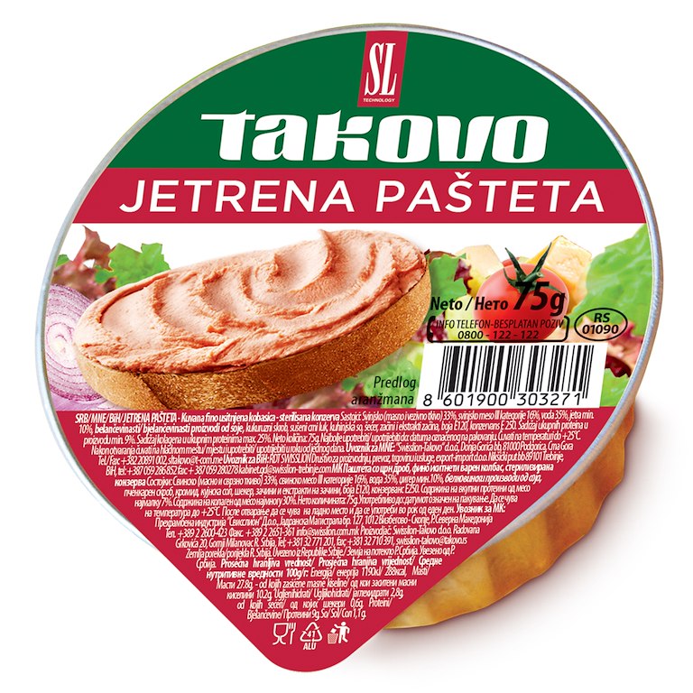 JETRENA PAŠTETA 75G