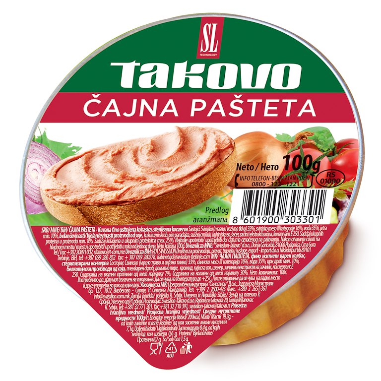 ČAJNA PAŠTETA 100G