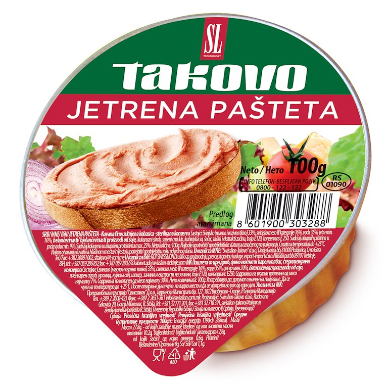 JETRENA PAŠTETA 100G