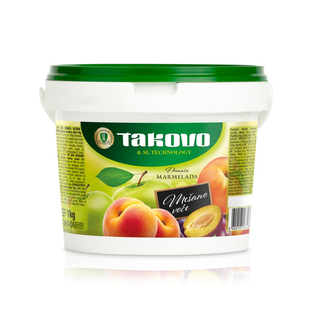 DOMAĆA MARMELADA MEŠANO VOĆE 1KG