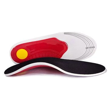 1 PAIR OF SHOCK-ABSORBING INSOLES WITH ARCH