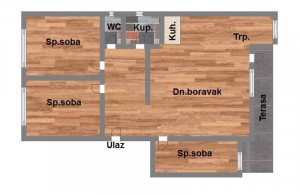 Prodajem Stan-Apartman, Adice 74m2