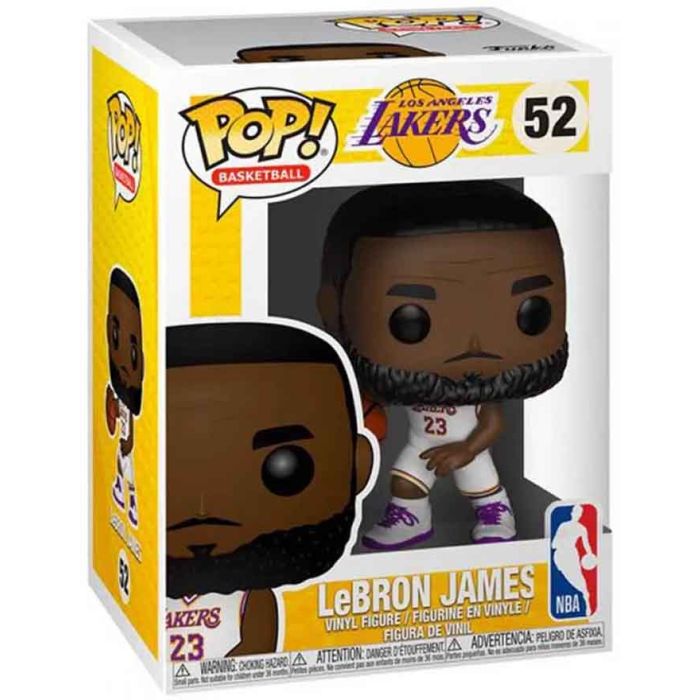 Figura Funko POP!Basketball NBA - LA Lakers - LeBron James (White Jersey)