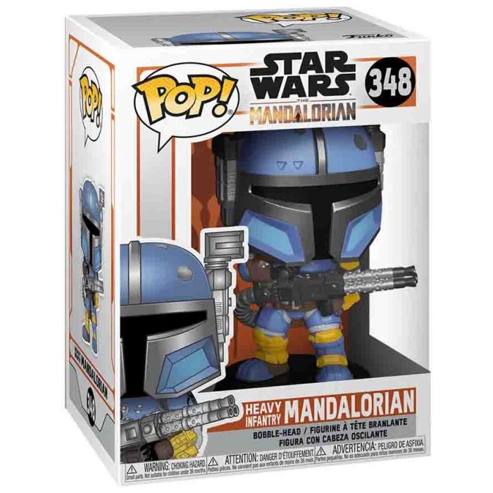 Figura Funko POP! Star Wars - Heavy Infantry Mandalorian (Metallic)