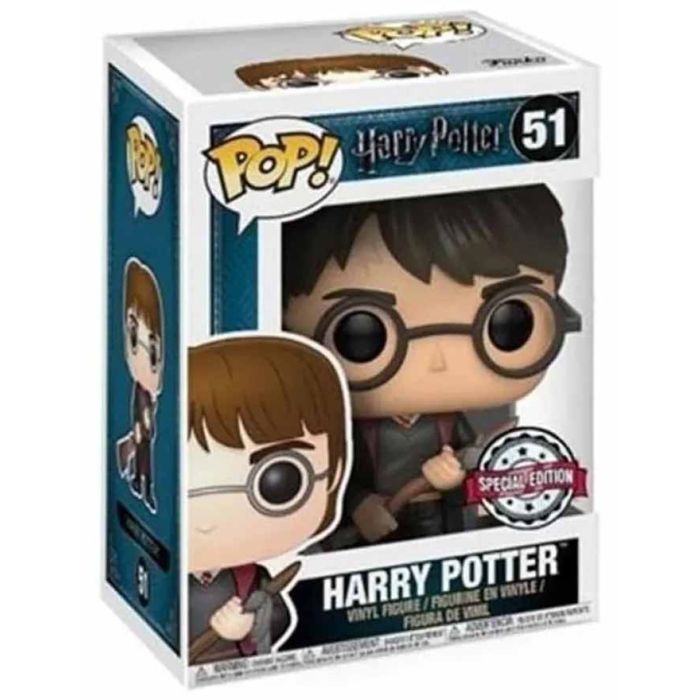 Figura Funko POP!Harry Potter - Harry Potter with Firebolt & Feather Exclusive