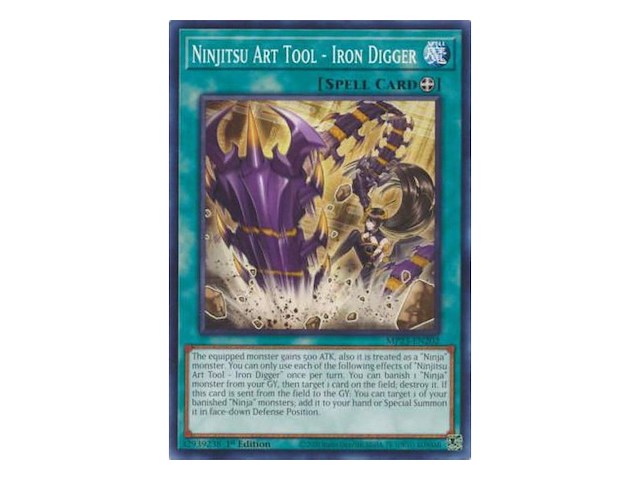 Yu-Gi-Oh! Ninjitsu Art Tool - Iron Digger - MP23-EN202