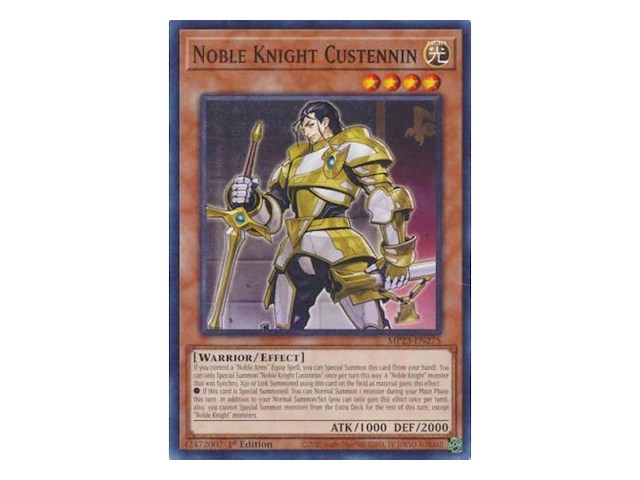 Yu-Gi-Oh! Noble Knight Custennin - MP23-EN275