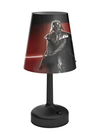 Philips Star Wars stona lampa Darth Vader, Crna