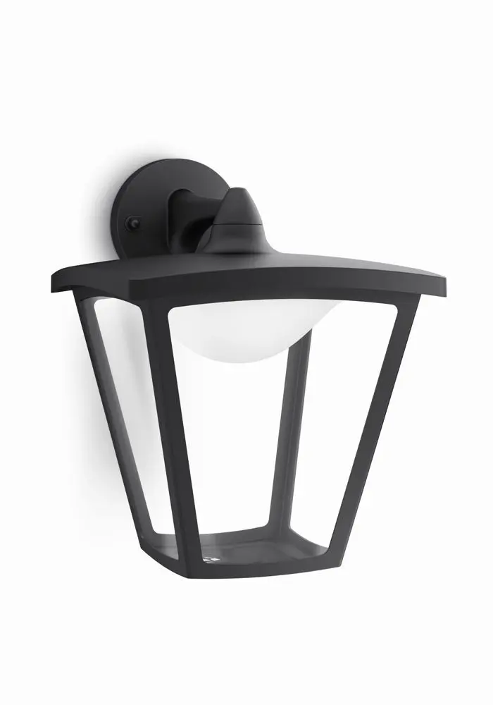 Philips Cottage Zidna spoljašnja lampa na dole LED, 1x4.5W, 230V, Crna