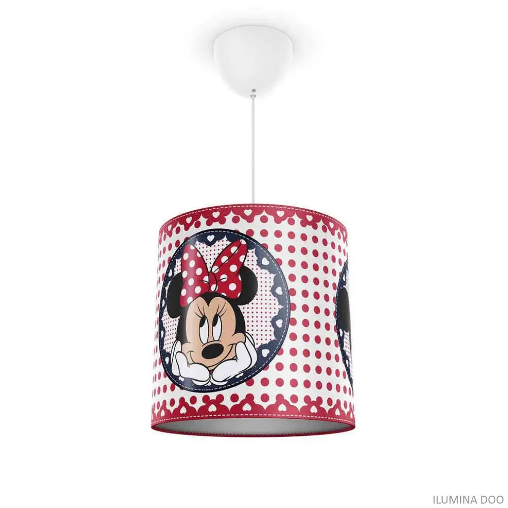 Philips Minnie mouse Luster, 1x23W, 230V, Crveni