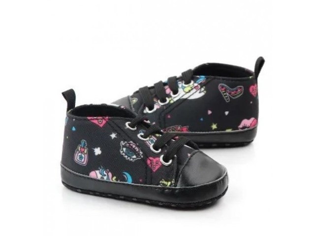 Patike za decu - Unicorn Black 11cm ✿NOVO✿