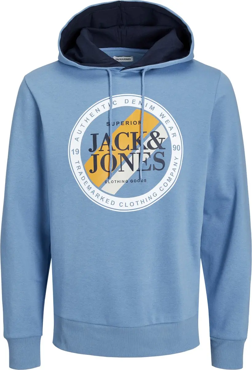 JACK & JONES Muški duks sa kapuljačom 12250266 plavi