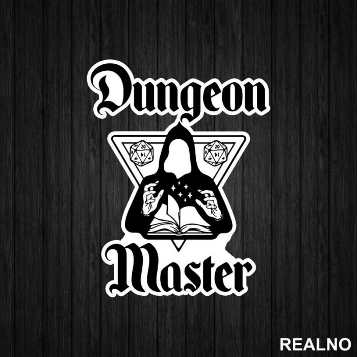 DUNGEON MASTER - BOOK - D&D - DUNGEONS AND DRAGONS - NALEPNICA