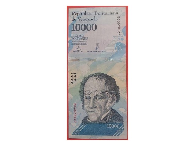 Venecuela 10000 bolivares 2017 UNC