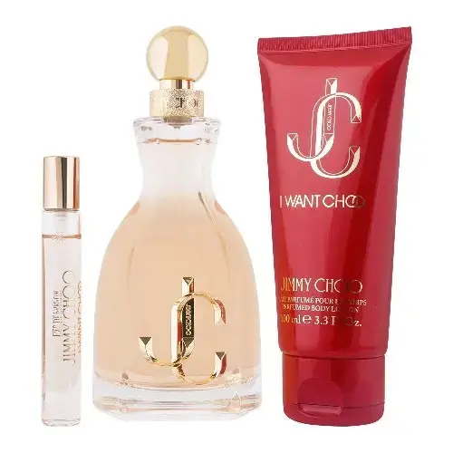 JIMMY CHOO Set ženski parfem EDP 100 ml + 7.5 ml + Losion za telo I Want Choo 100 ml