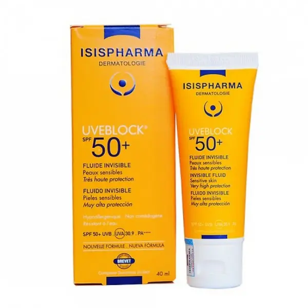 Isispharma Tonirana zaštitna krema za sunčanje za osetljivu kožu SPF 50 Isp Uveblock Tint, 40ml