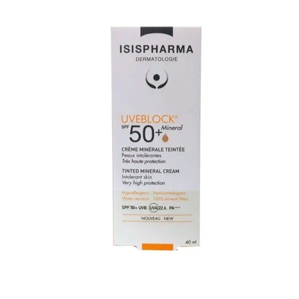 Isispharma Zaštitna krema za sunčanje za osetljivu kožu SPF 50 Isp Uveblock, 40ml