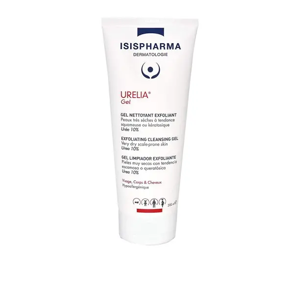 Isispharma Gel za čišćenje veoma suve kože sklone perutanju Isp Urelia, 200ml